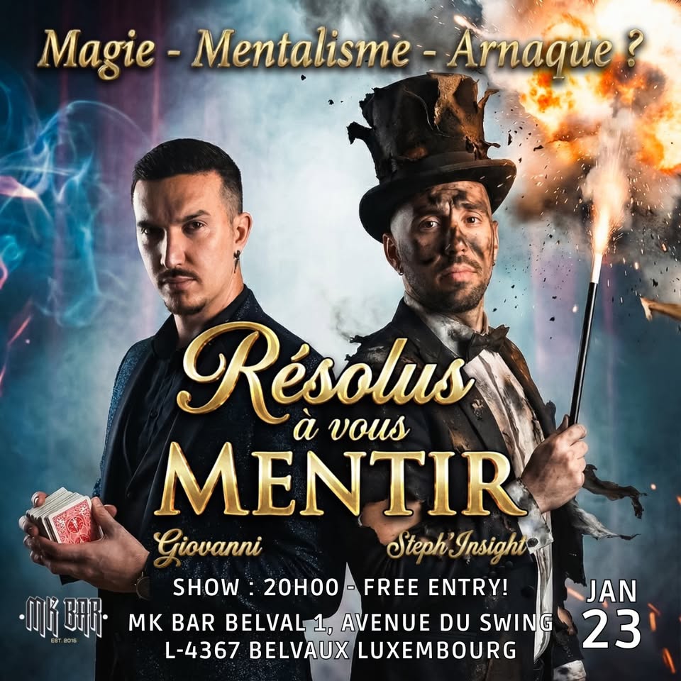 MK Bar - Resolute to Lie to You - Magic - Mentalism - Scam?