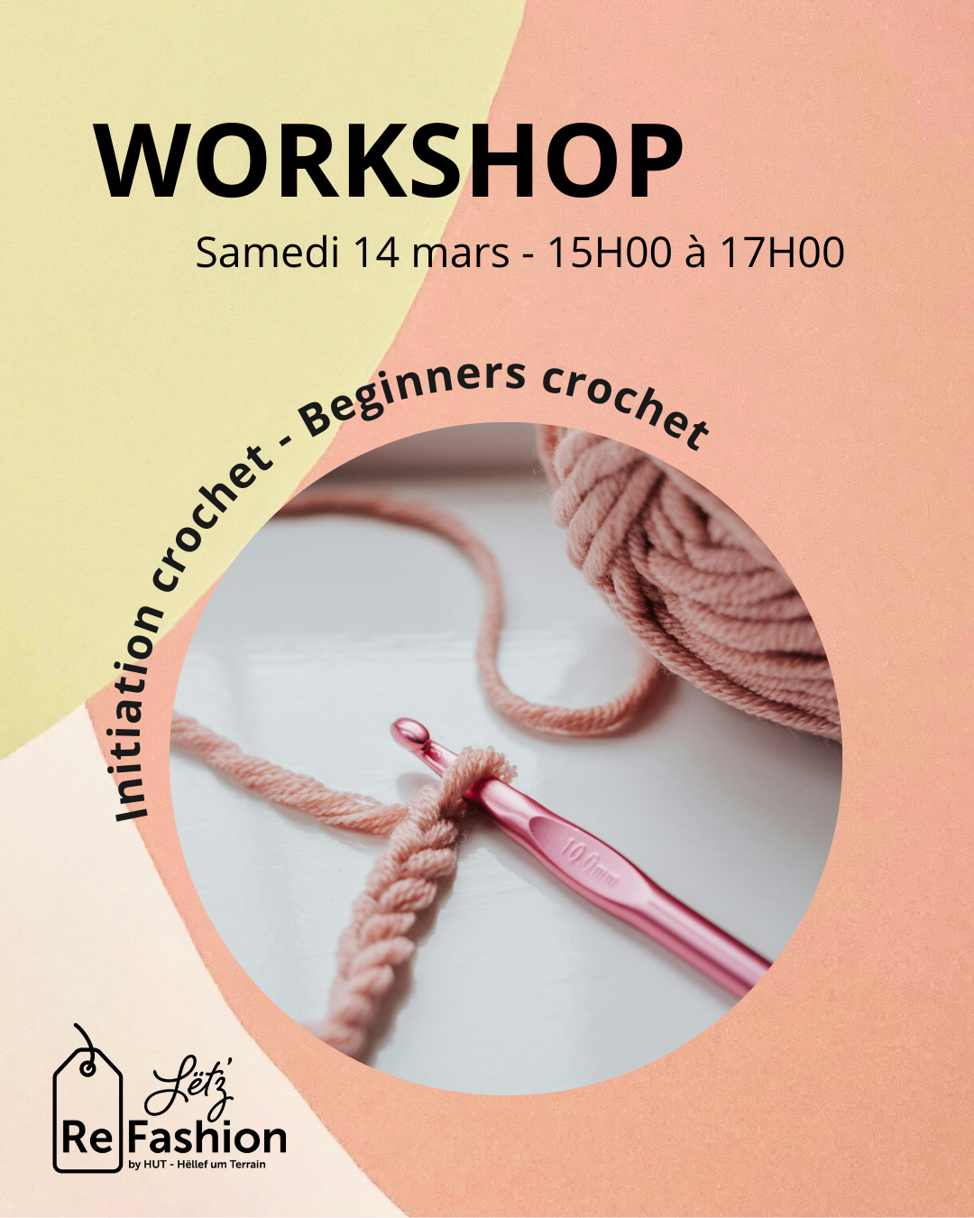 Lët'z Refashion - Beginners crochet | Luxembourg