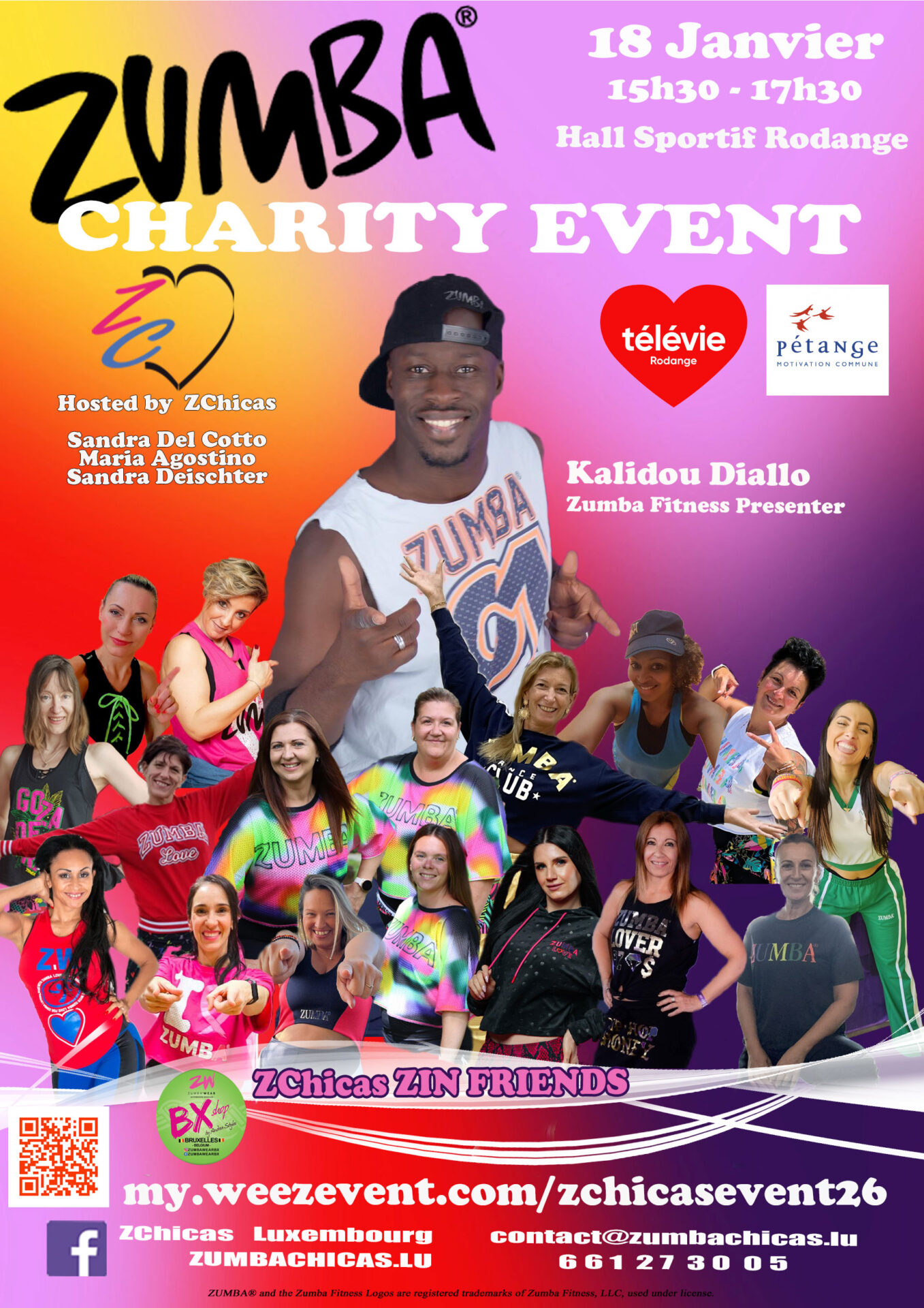 Rodange, Sportshal - Zumba Charity Event | Pétange
