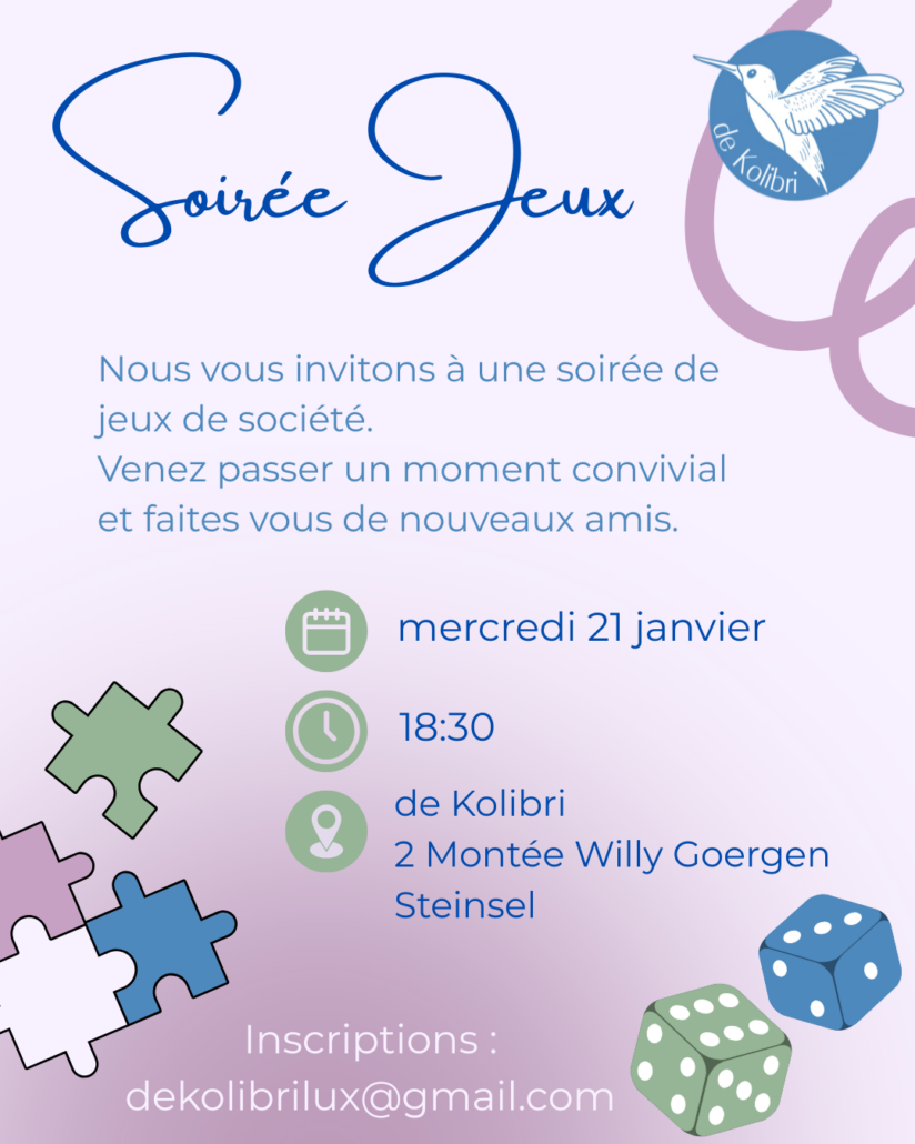 Galerie Am Duerf Robert Daleiden - Games Night | Steinsel