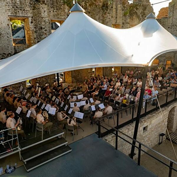 Koerich Castle - Concert de l'Harmonie militaire luxembourgeoise